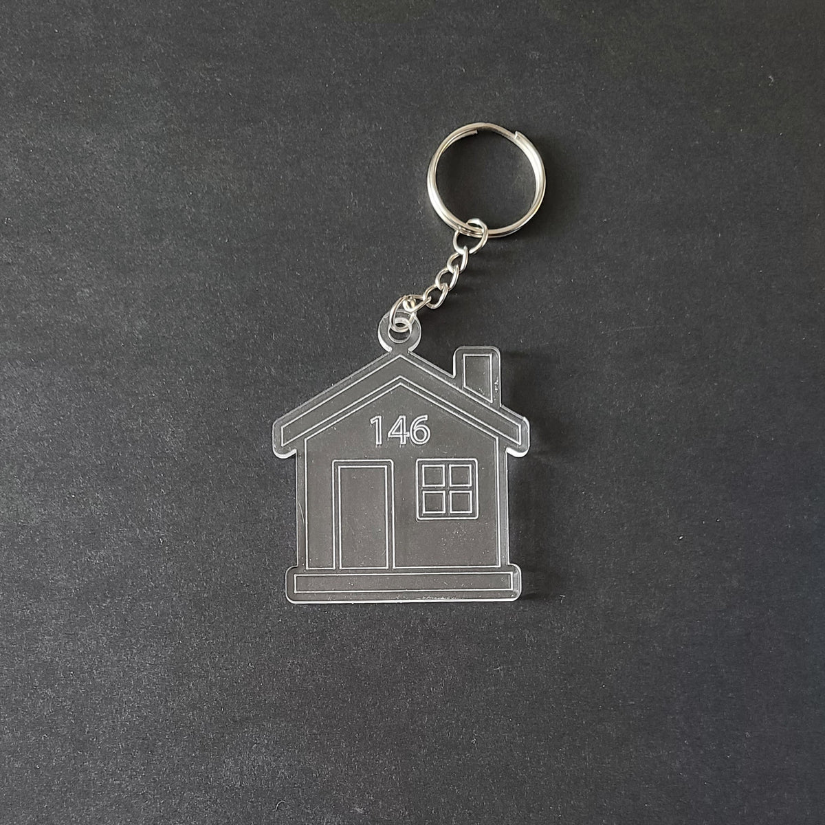 Acrylic House Shaped Keychain – Arilic